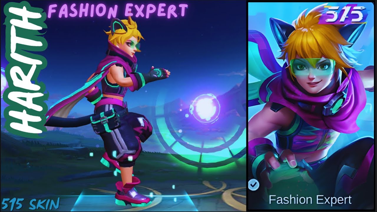 Harith Fashion Expert (515 Skin) [MLBB Skin Effects 4K UHD] | Slow ...