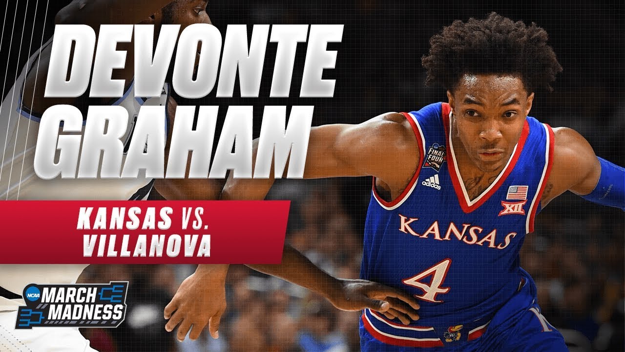 Kansas' Devonte' Graham dropped 23 points in the Final Four - YouTube