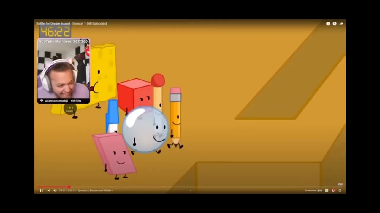 StanleyMov laughing at BFDI - YouTube