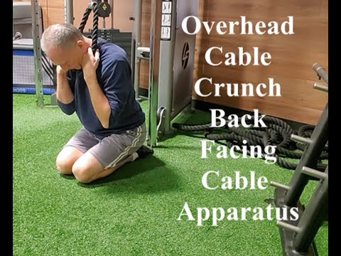 Overhead Cable Crunch - Back to Cable Apparatus - YouTube