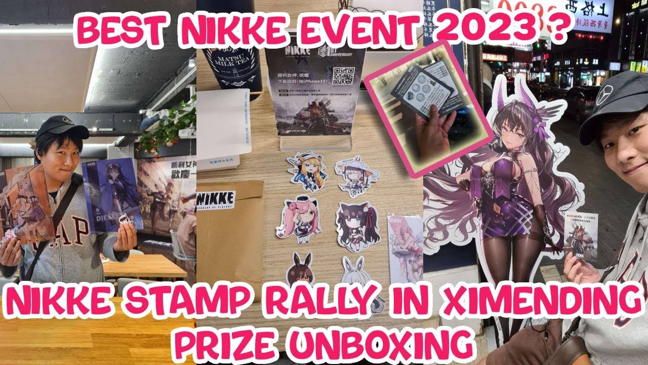 NIKKE 1st Anniversary Stamp Rally Event Unboxing Prizes ! Part 2/2 ...