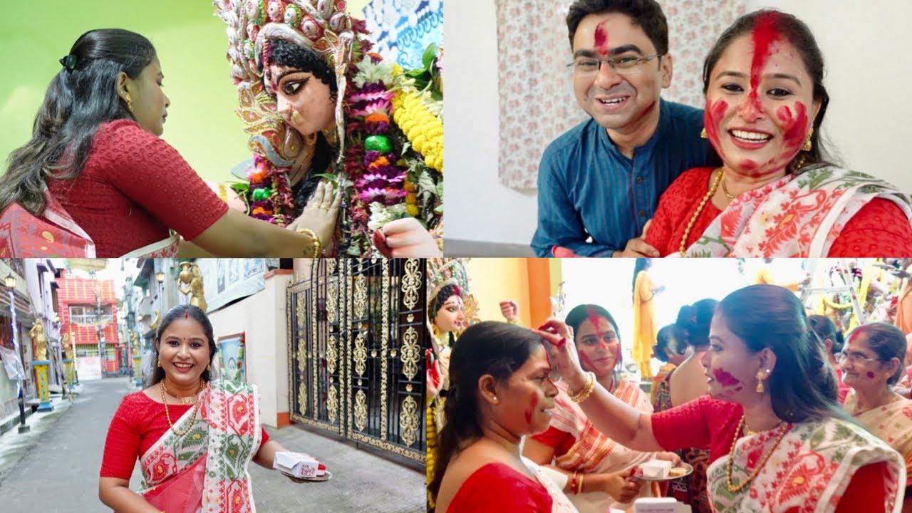 Sindur Khela And Lots of Fun 🤩 Subho Bijoya ️ - YouTube