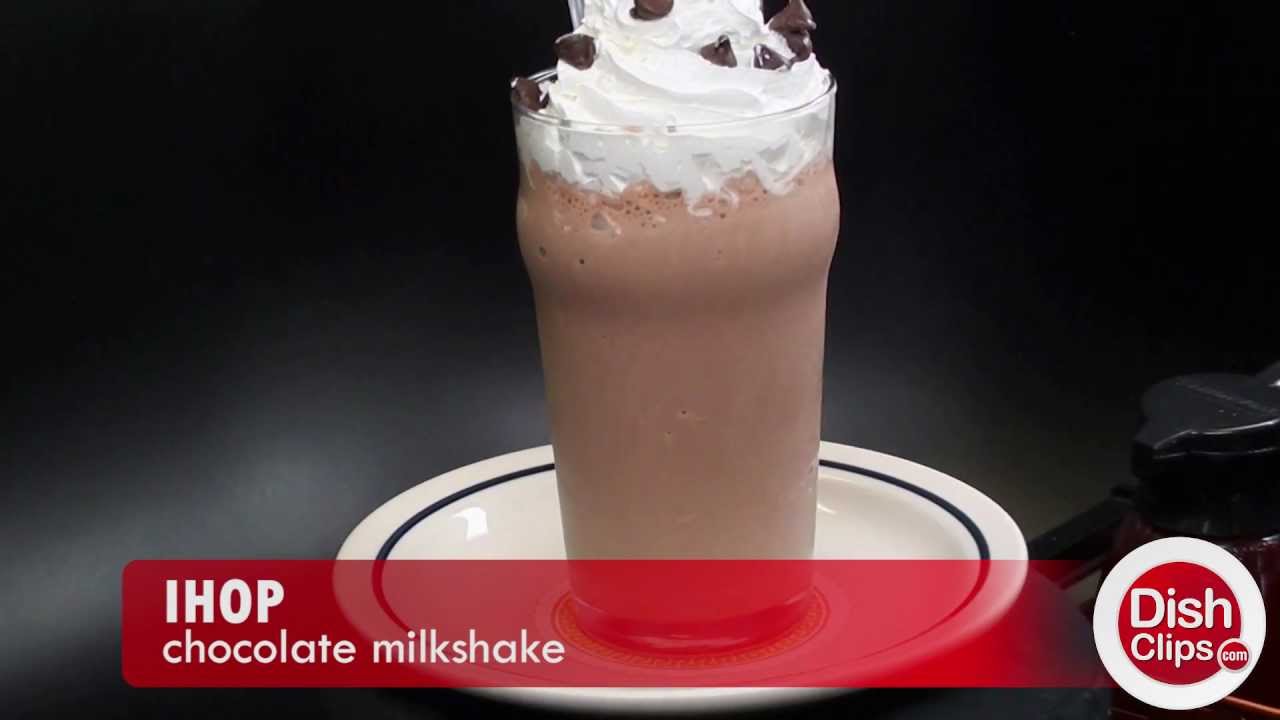 IHOP - Chocolate Milkshake - YouTube
