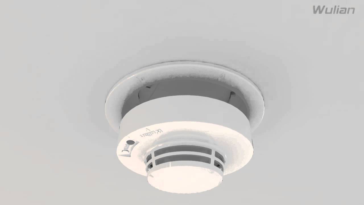 Wireless Smoke Detector(Ceiling Type) - YouTube