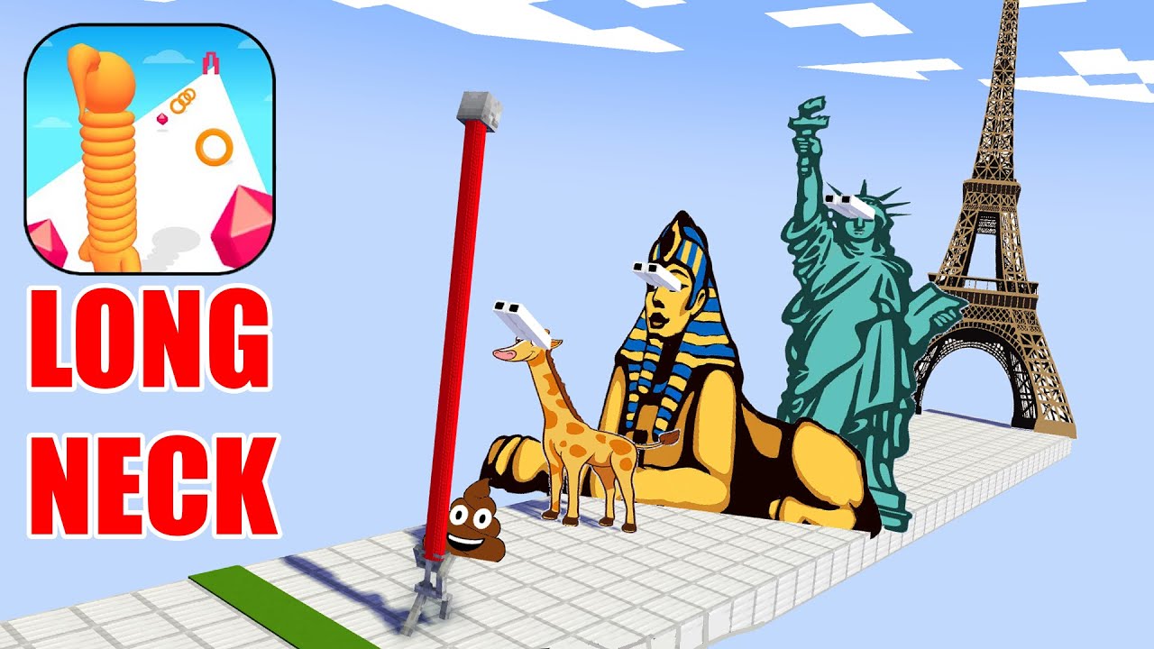 LONG NECK RUN CHALLENGE - Minecraft Animation - YouTube