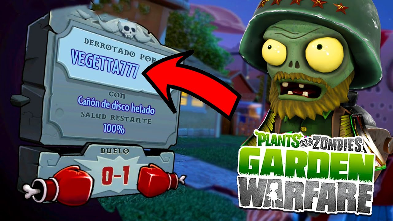 VEGETTA777 en PvZ GW1 😱 - Plants vs Zombies Garden Warfare 1 - YouTube