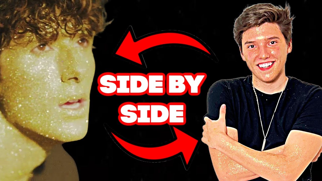 SHARPE FAMILY SINGERS VS JVKE (Golden Hour Music Video Side By Side ...