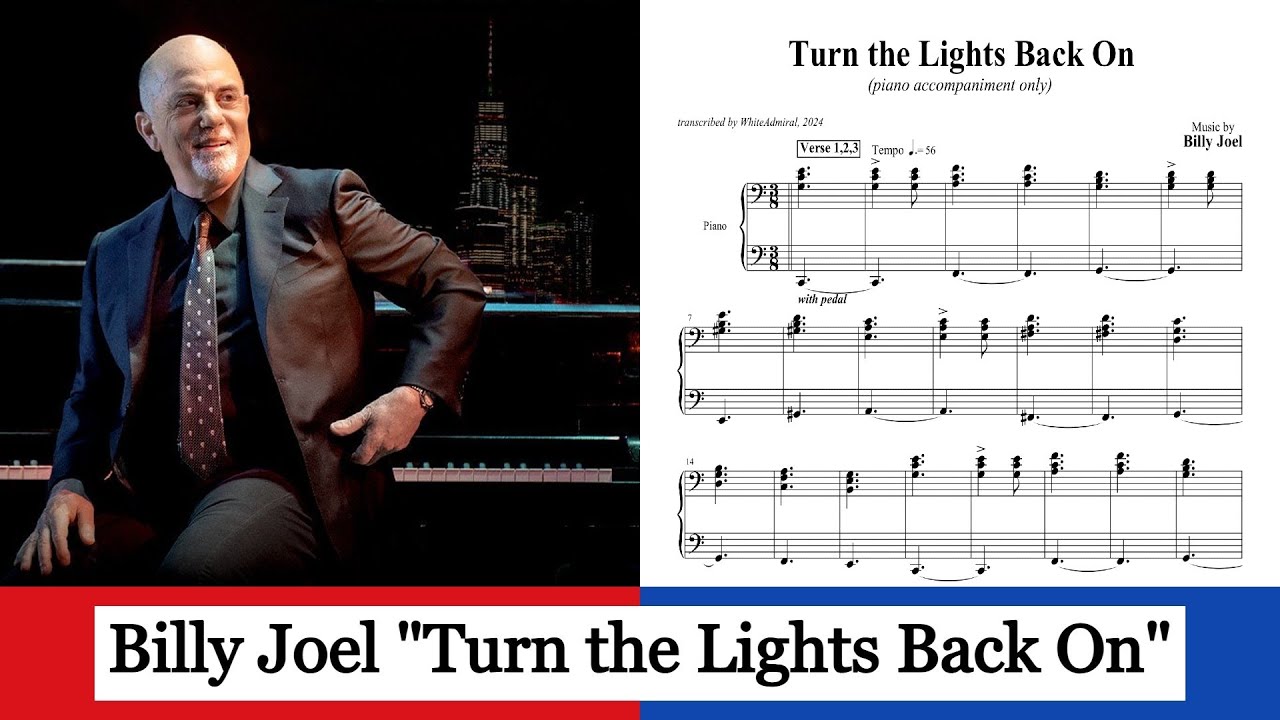 Turn the Lights Back On - Billy Joel (piano acc.) - YouTube