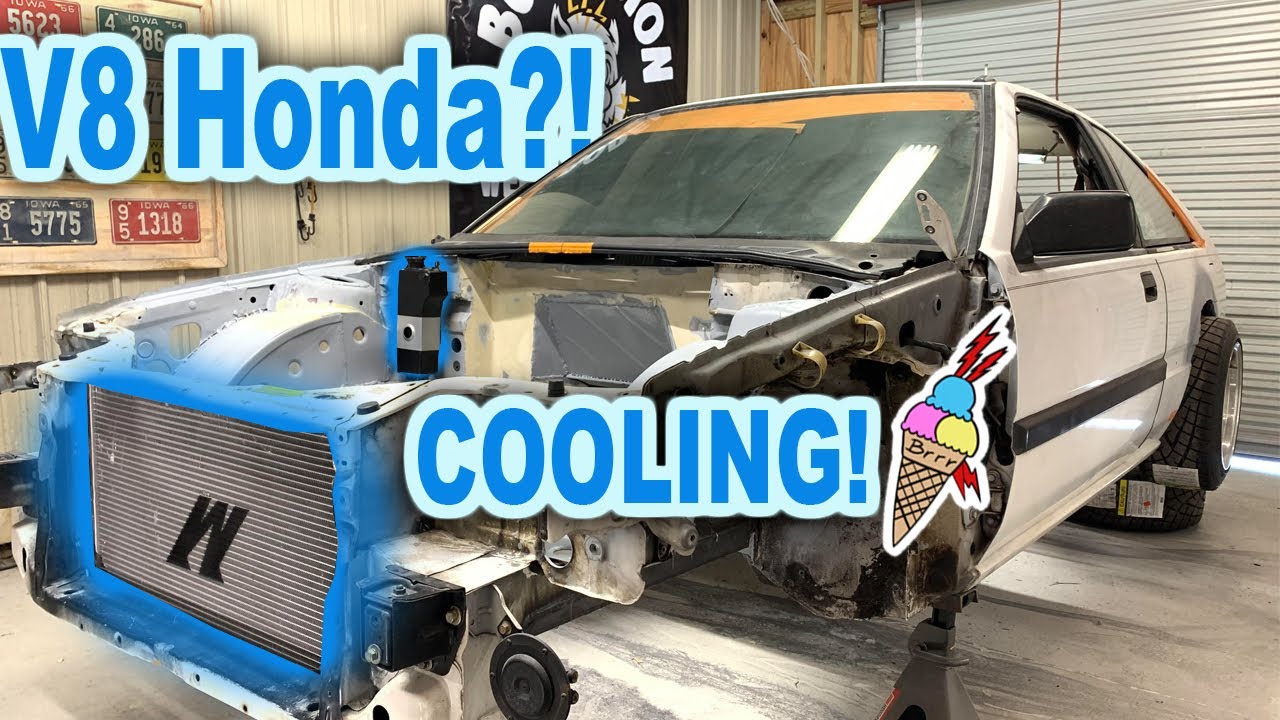 Small Car Crazy Big Motor! Performance Radiator Install LS swapped ...