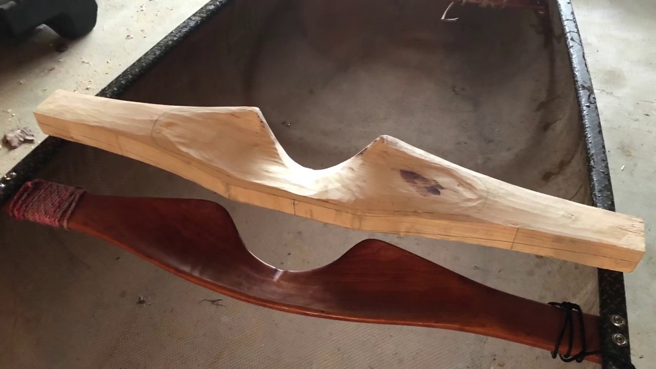 Carving a Contoured Carrying Yoke - YouTube