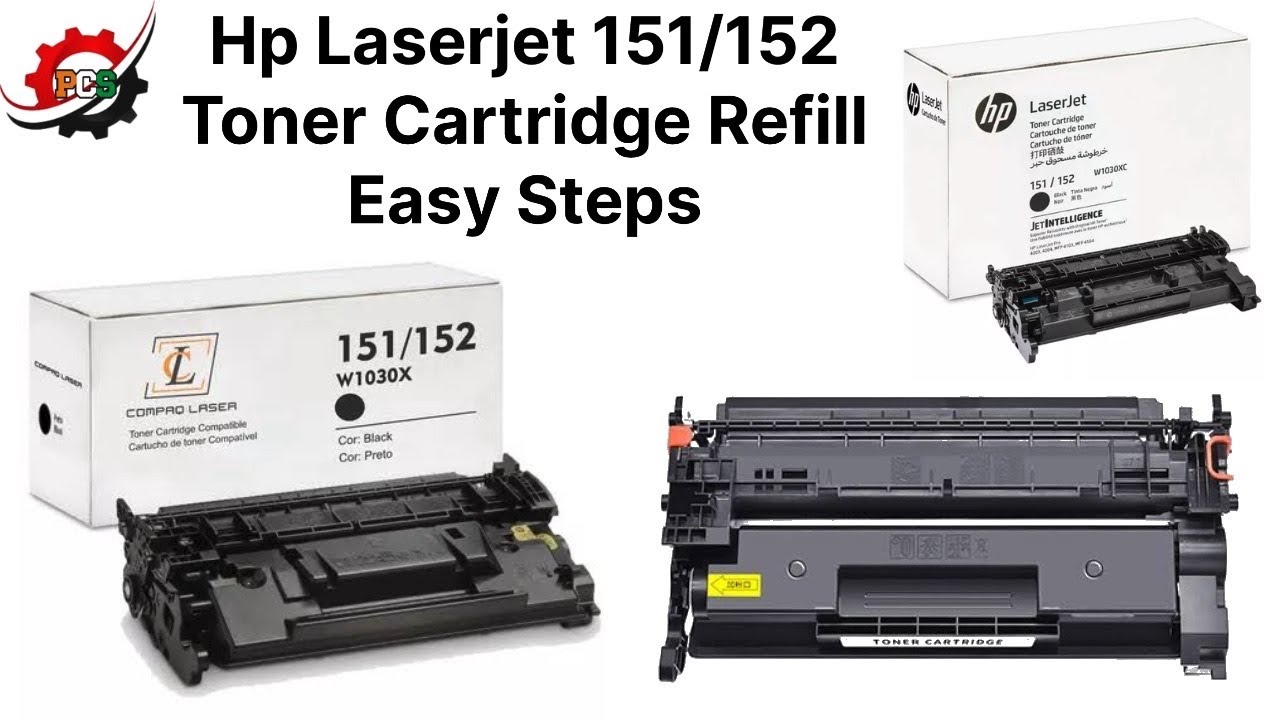 How to Refill Hp Laserjet 151/152 Toner Cartridge || Cartridge Refill ...