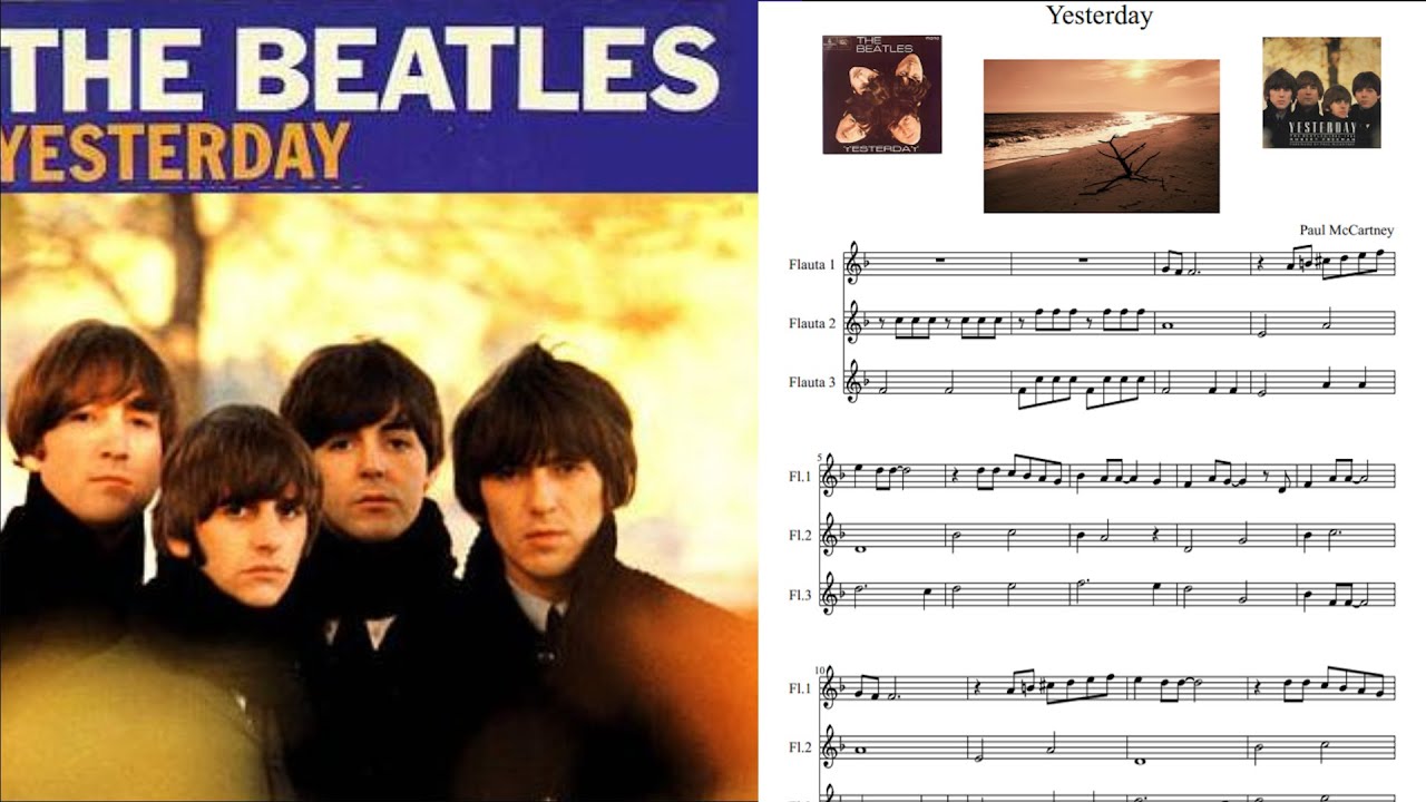 Yesterday. Partitura flauta dulce. The Beatles. - YouTube