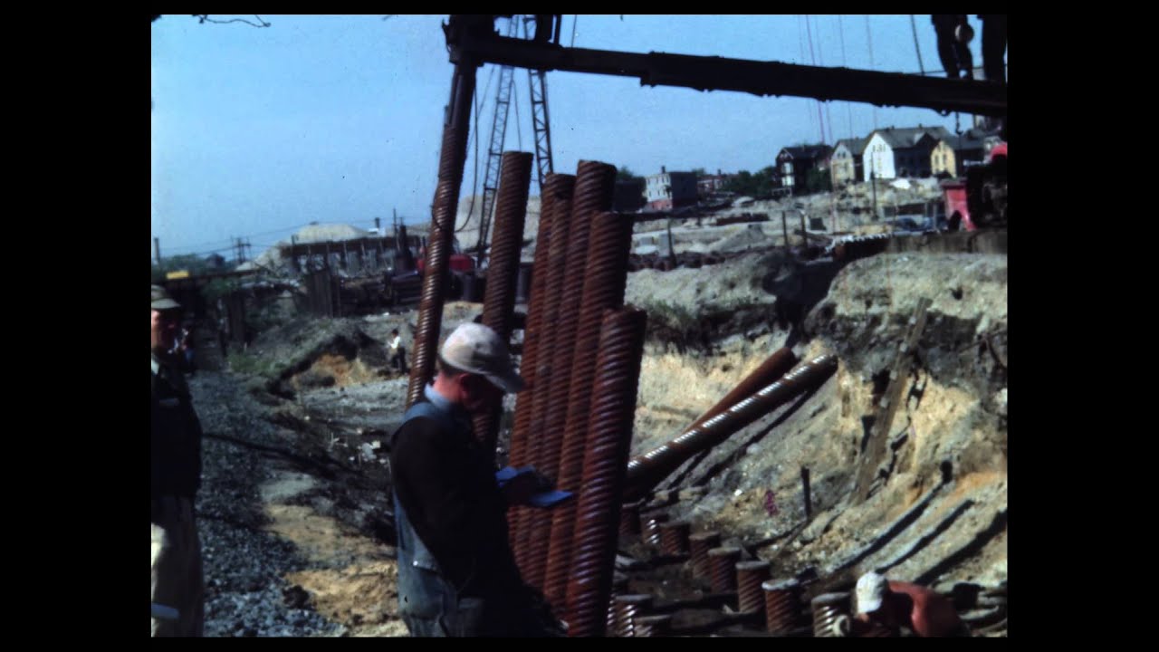 Pile Driving - 1950 - YouTube