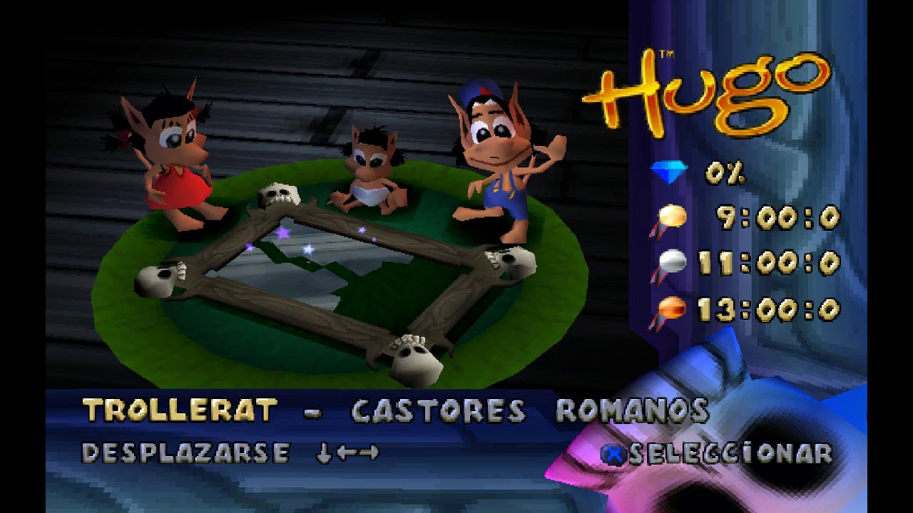 Hugo the evil mirror (level 2 'n' 3) - YouTube