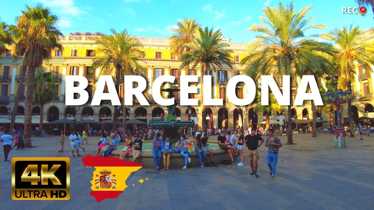 [4K] Barcelona City Walk - Ramblas - YouTube