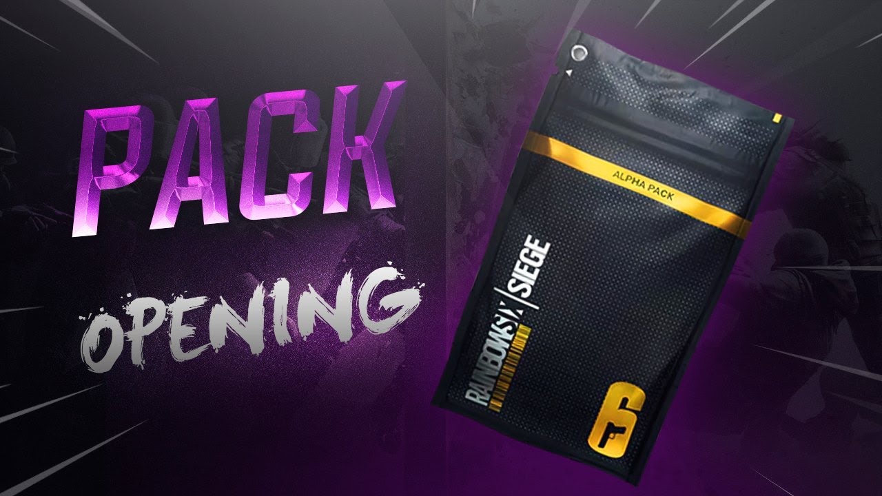 ALPHA PACK OPENING - PEGUEI INVERNO SOMBRIO P#RRA [R6-PS4] - YouTube