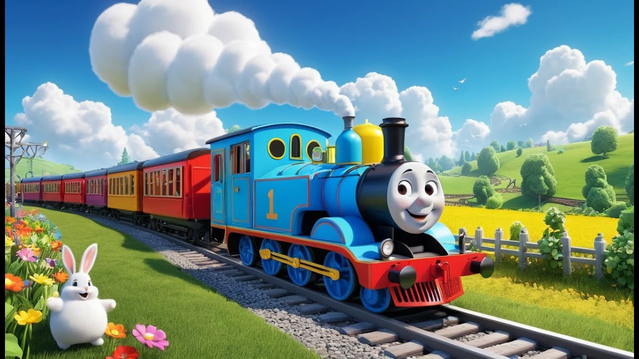 The Train on the Track Goes Choo Choo | Fun Train Song for Toddlers ...