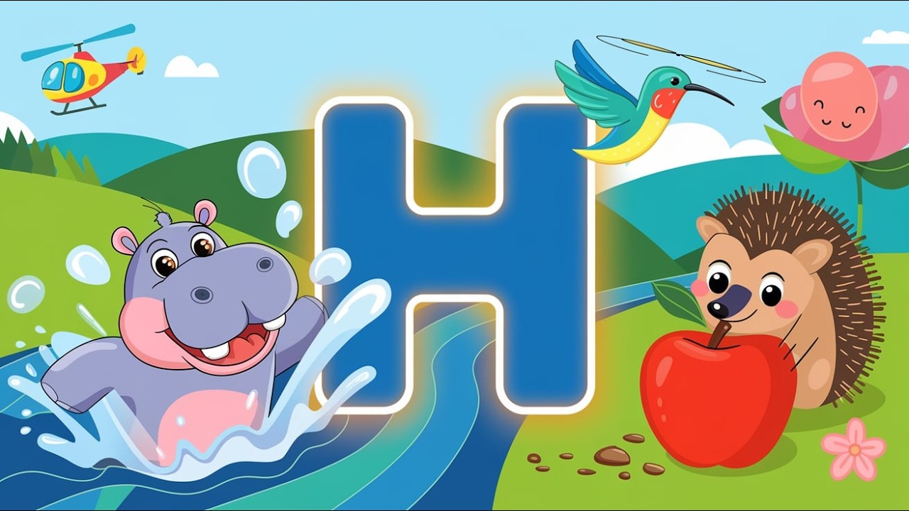 Hop into the World of H! | Learn the Letter H with Fun Animals ...