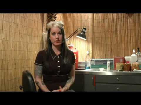 Piercing Over Scar Tissue - YouTube
