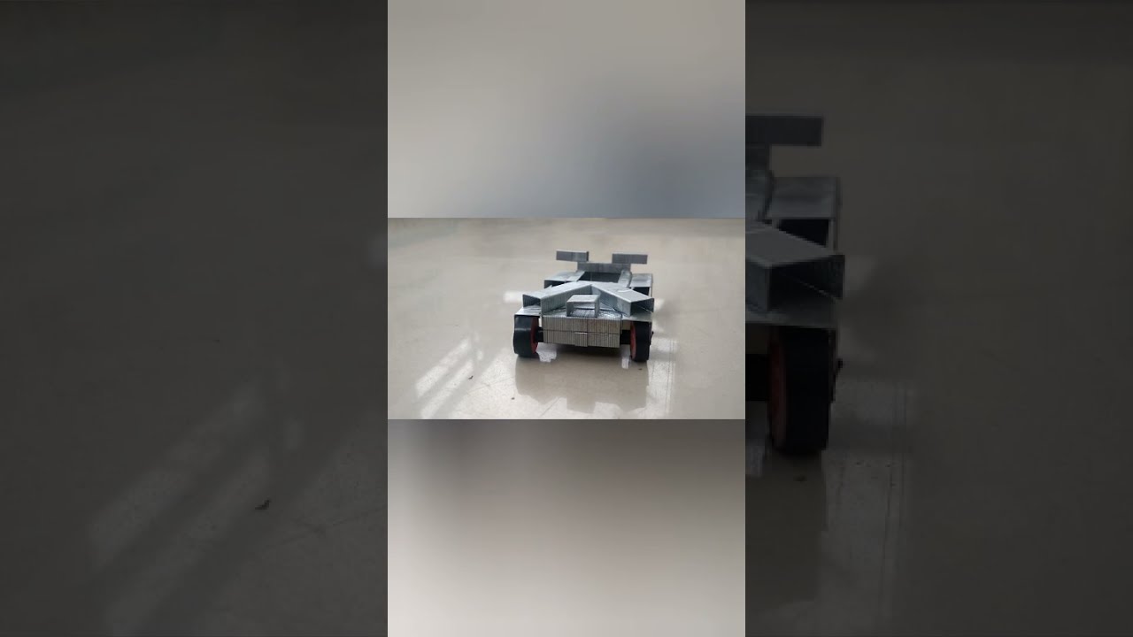 HOW TO MAKE CAR FROM STAPLER PINS - YouTube