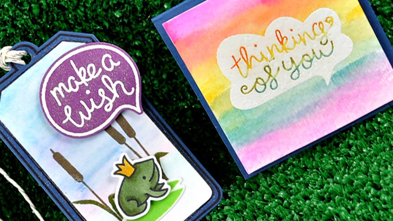 Intro to Chit Chat + a card and tag from start to finish - YouTube