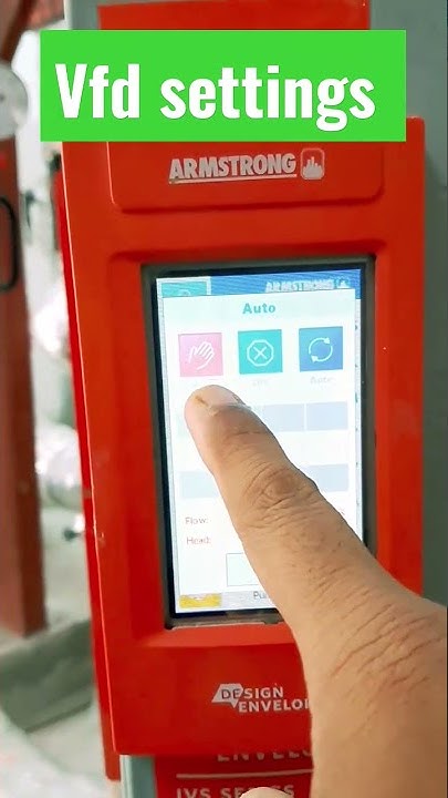 #shorts || #armstrong vfd settings programming || - YouTube