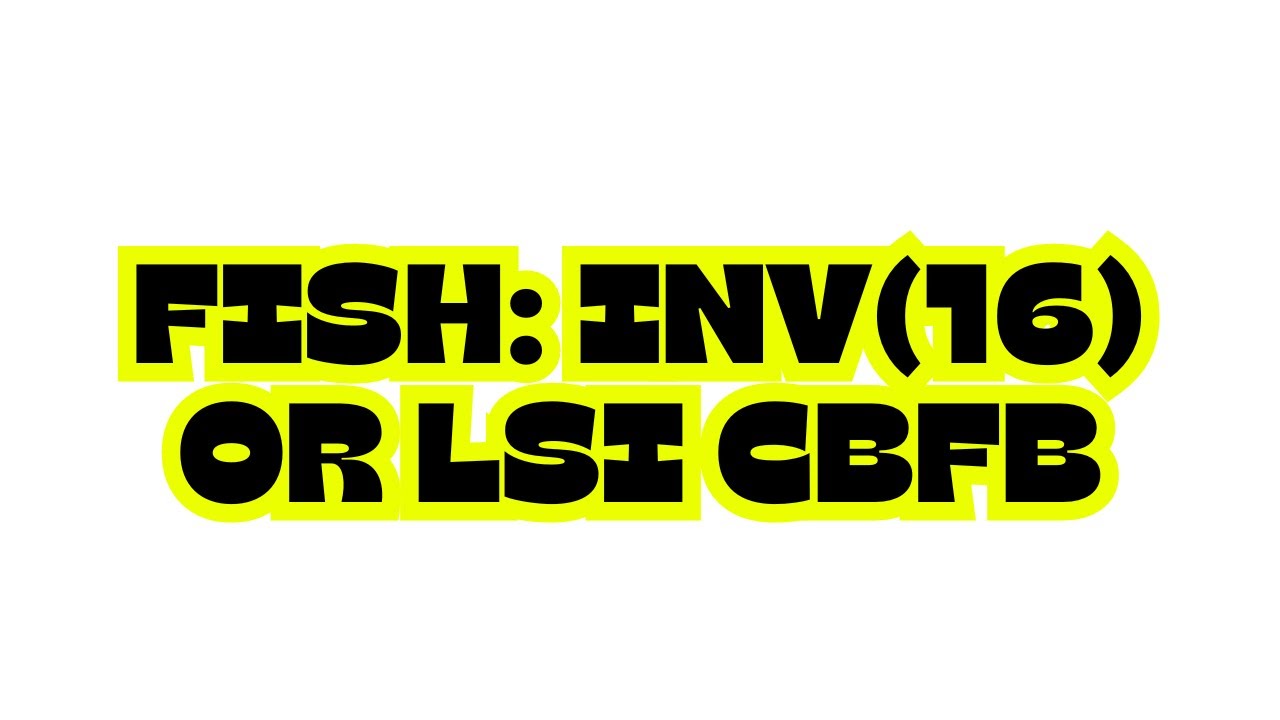 FISH: inv(16) OR LSI CBFB - YouTube