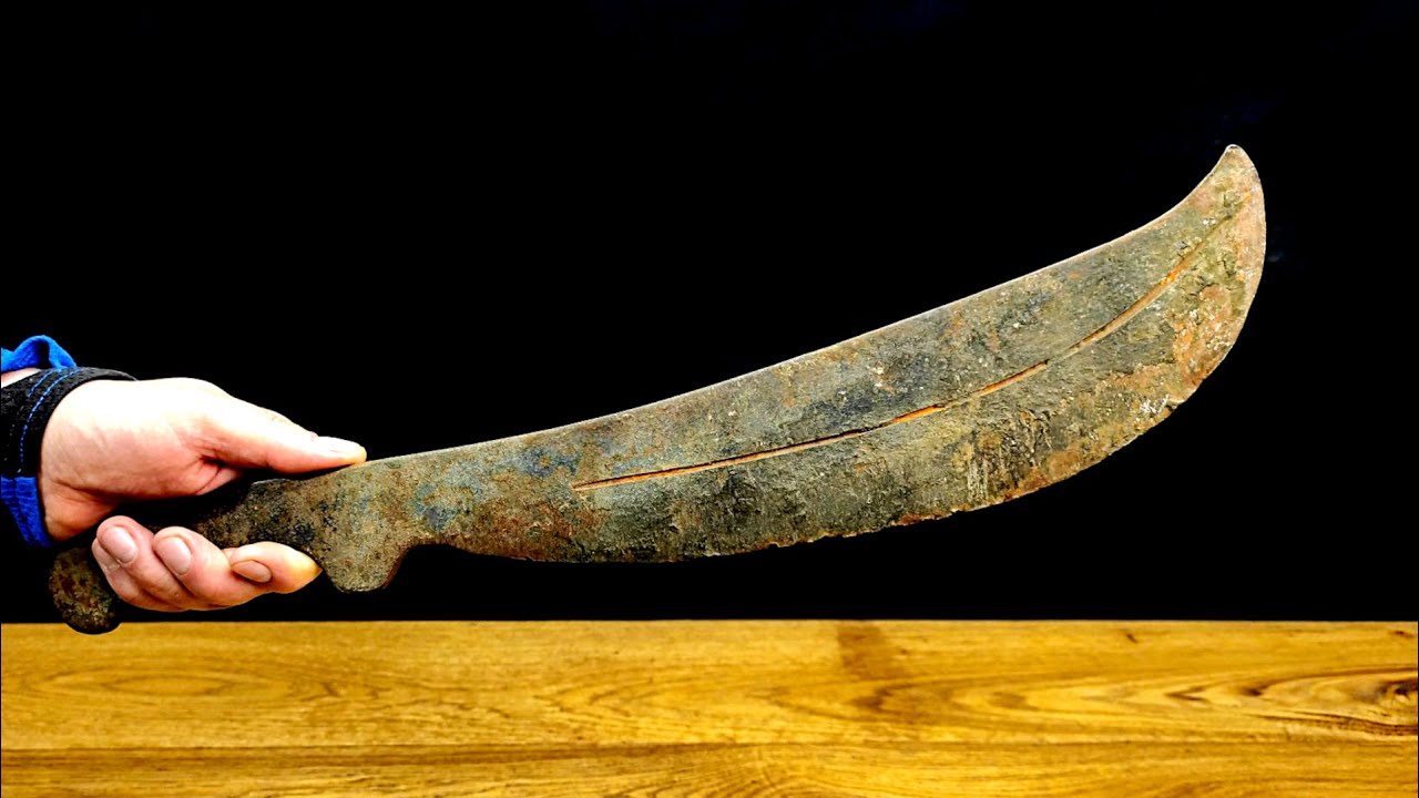 Restoration Works of Rusty KNIVES of the last Century - YouTube