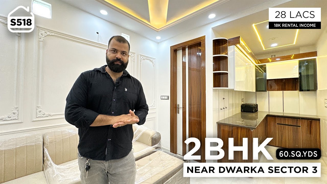 28 लाख में 2 BHK Flat for sale near DWARKA SECTOR 3 with 18k Rental ...