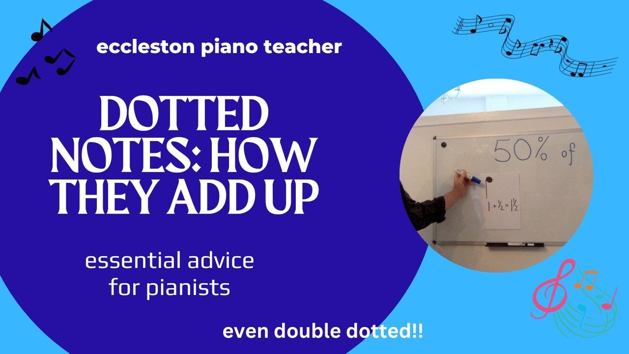 dotted notes how they add up (even double dotted!!) - YouTube