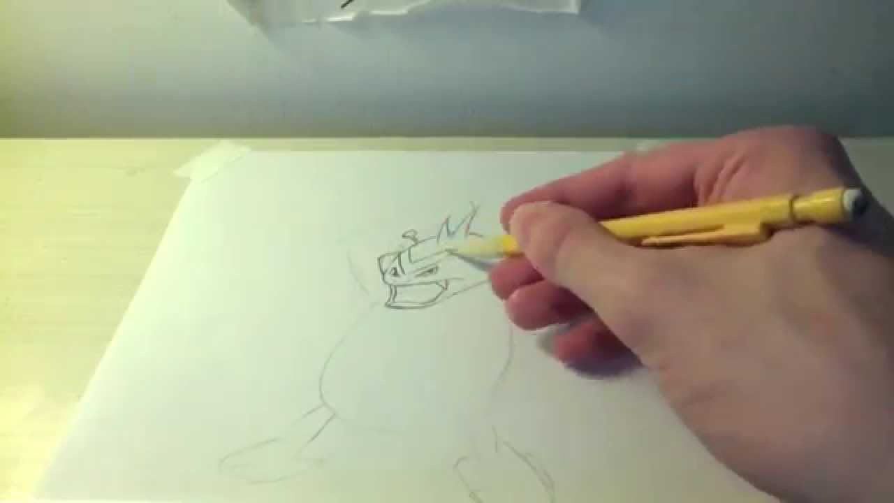 Drawing all the Pokemon: Number 125 Electabuzz - YouTube