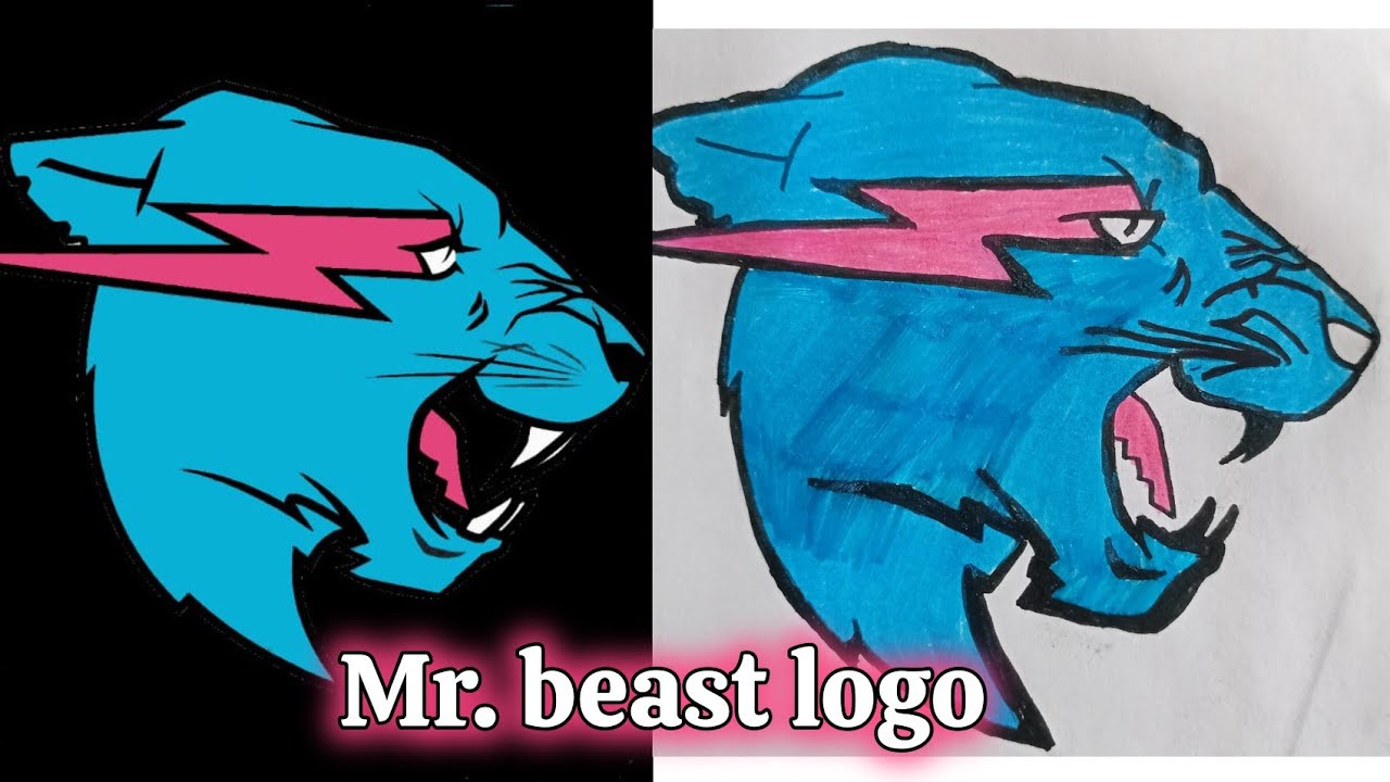 Mr. Beast logo drawing | Mr. beast | Hibba Art & Craft | @MrBeast - YouTube