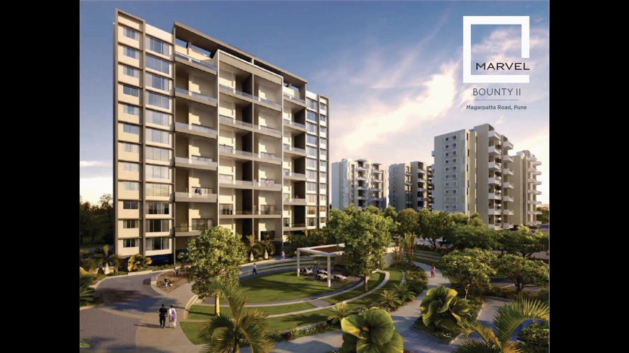 Marvel Bounty 2 -Homes in Pune at Magarpatta Road, (Walkthrough) - YouTube