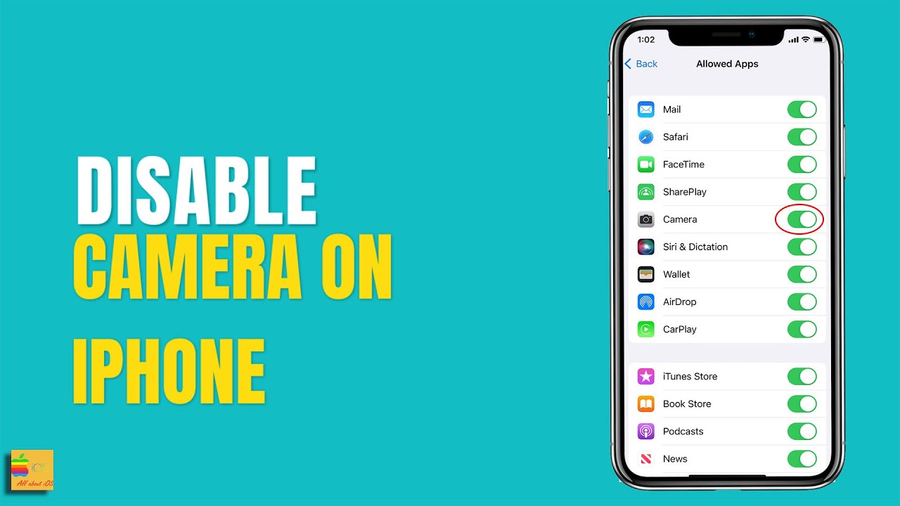 How To Disable Camera On Iphone Youtube