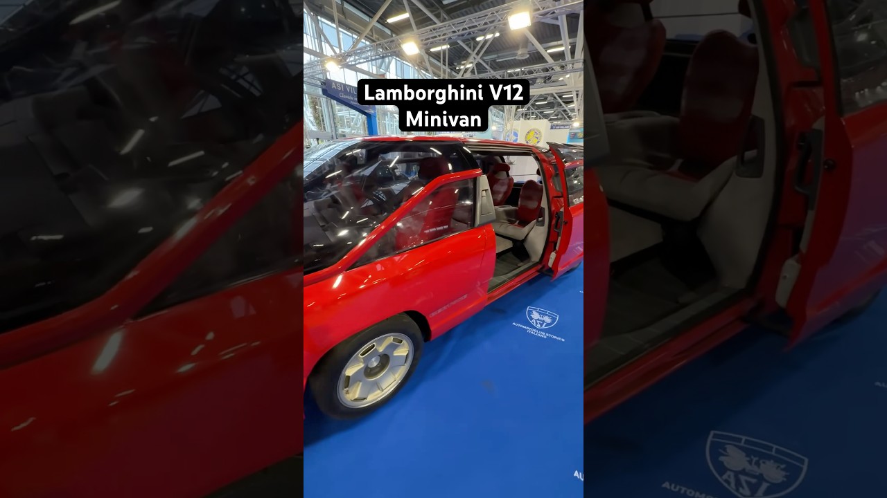 1988 Bertone Genesis - minivan powered by Lamborghini V12 engine! # ...