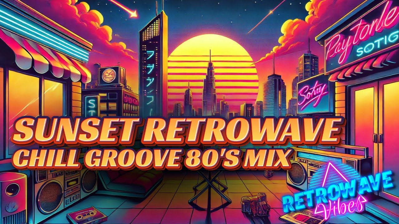 Sunset Chill Groove Retrowave: 80s Rooftop Vibes for the Perfect ...