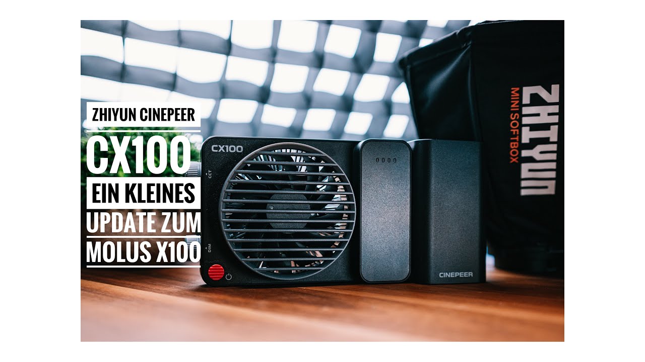 ZHIYUN Cinepeer CX100 der kleine Bruder des Molus X100 - YouTube