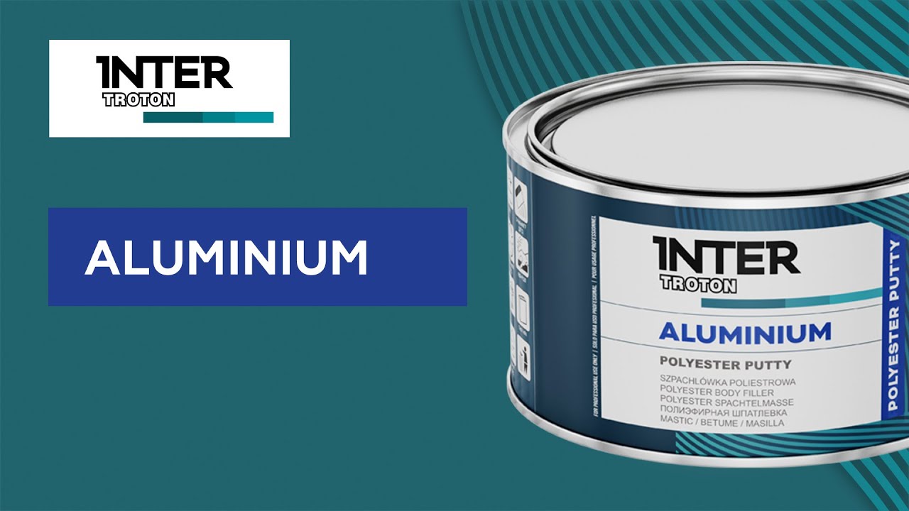 ALUMINIUM polyester putty Inter Troton - YouTube