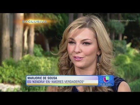 La bella Marjorie de Sousa de Amores Verdaderos en Despierta América