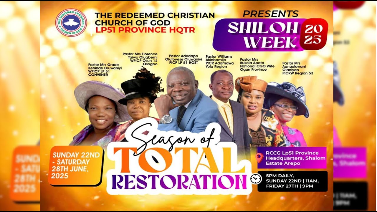 DAY 05 | SHILOH WEEK | RESTORATION OF HELPERS | PASTOR RAYMOND PAUL ...