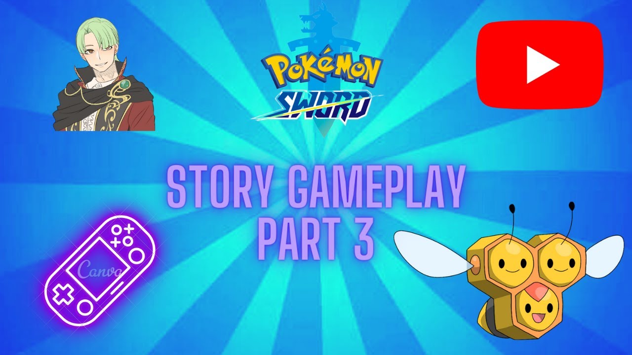 Pokemon Sword Story Gameplay Longplay Part 3 - YouTube