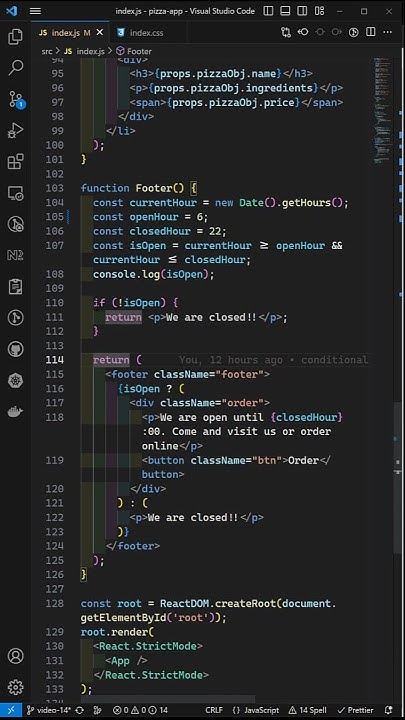 Implement simple if condition for multiple return values in component ...