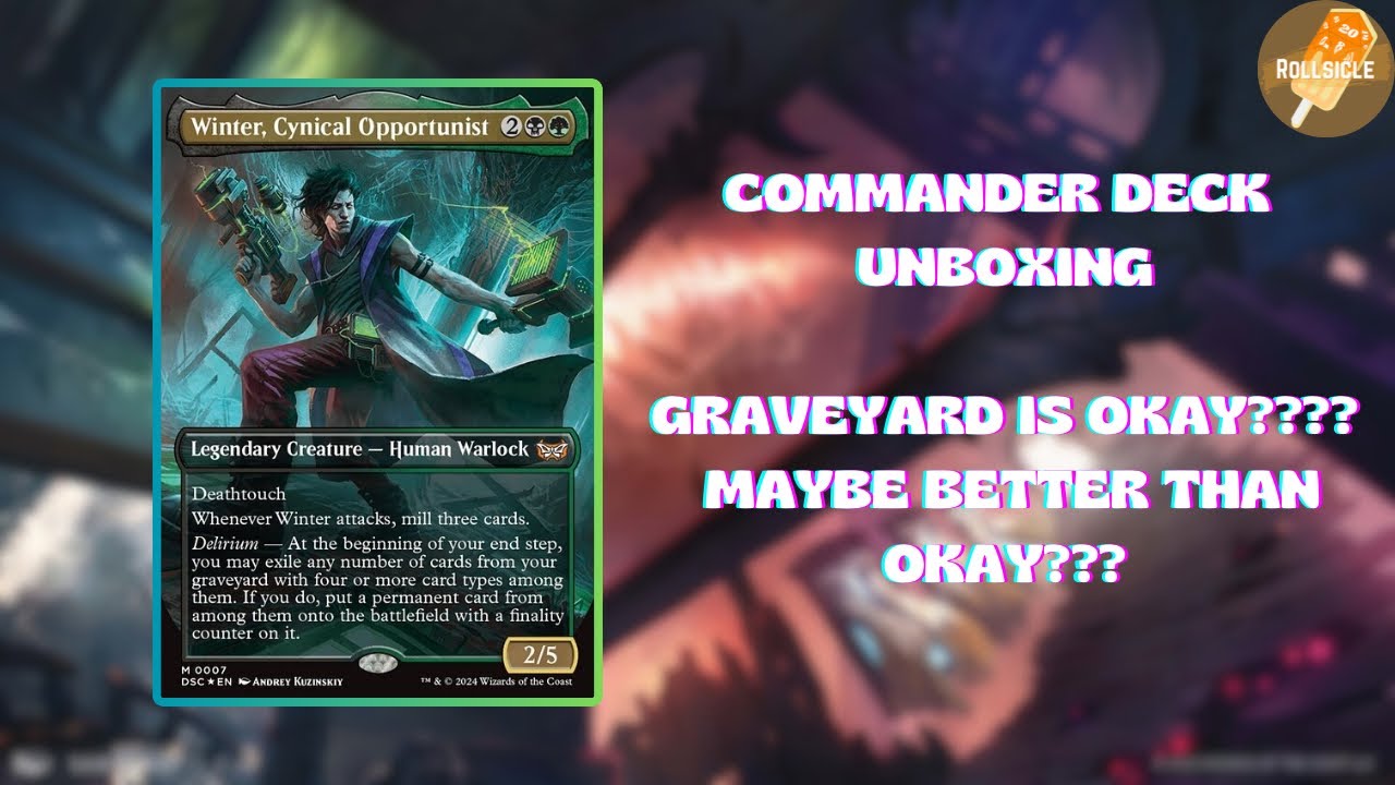 Death Toll Duskmourn Commander Deck Unboxing! Is Graveyard Getting ...
