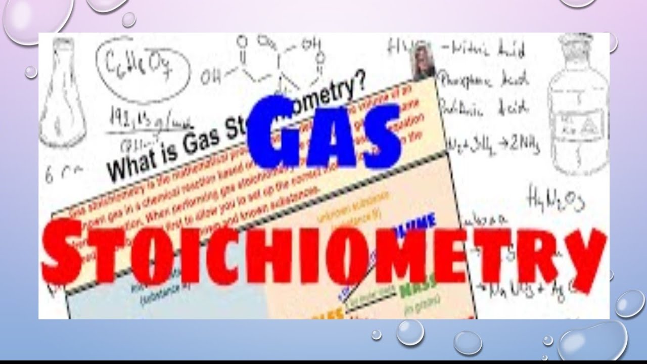Gas Stoichiometry and problem solving. - YouTube