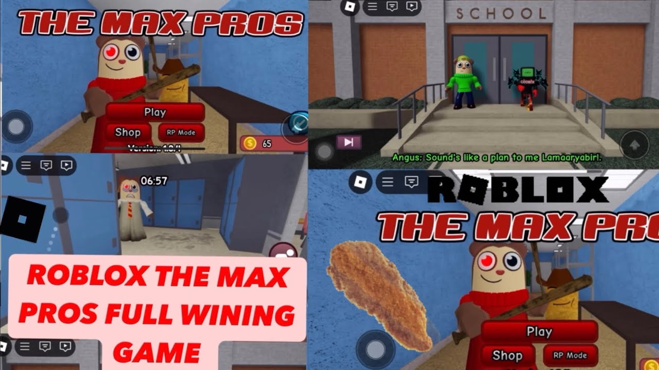 Chapter 1 and chapter 2 in the max pros (redesigns) |Roblox| full game ...