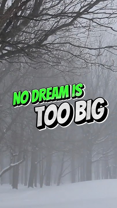 No Dream Is Too Big #motivation #lightquotes #quotes #wisequotes # ...
