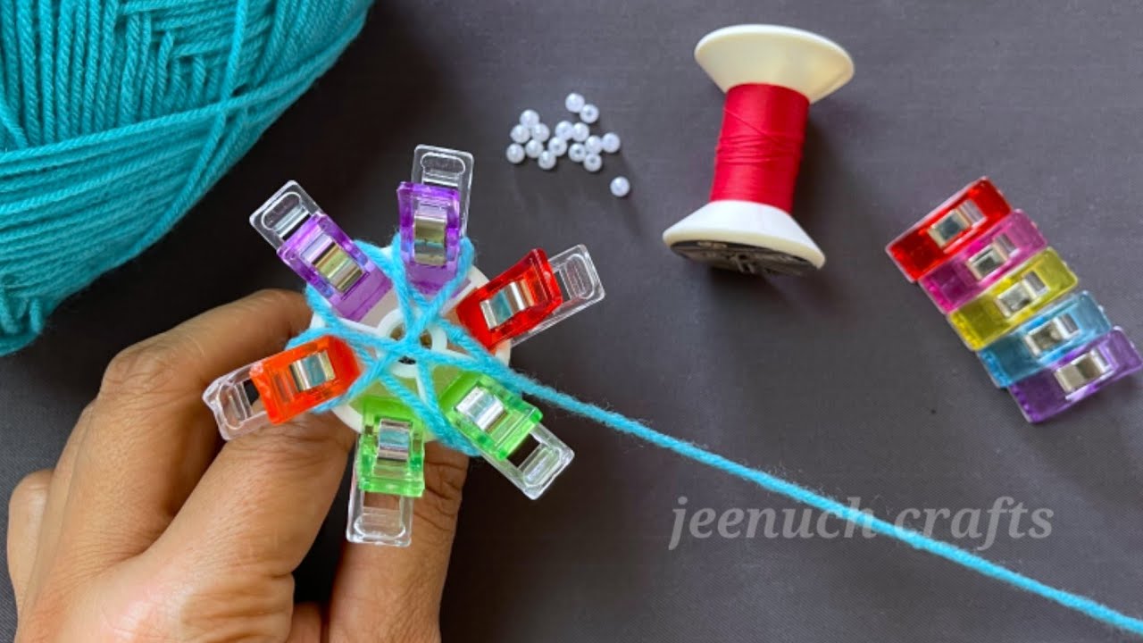 Hand Embroidery Design | DIY Wool Flower | Sewing Hack | Easy Trick ...
