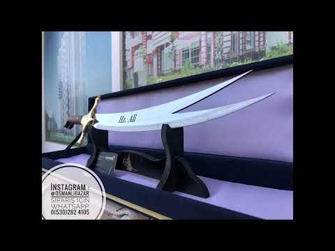 El yapımı Zülfikar kılıcı kişiye özel isimli hediyelikK