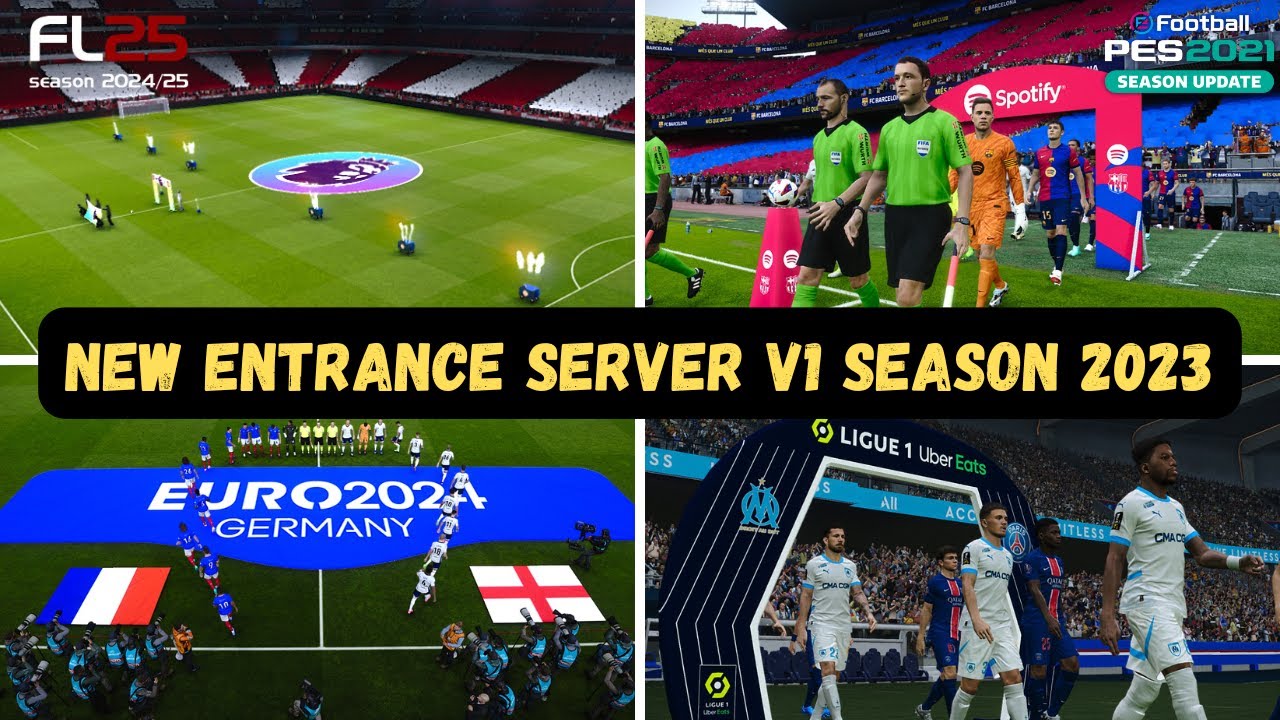 "Authentic League Entrances Mod: Unmatched Realism in PES 2021!" - YouTube