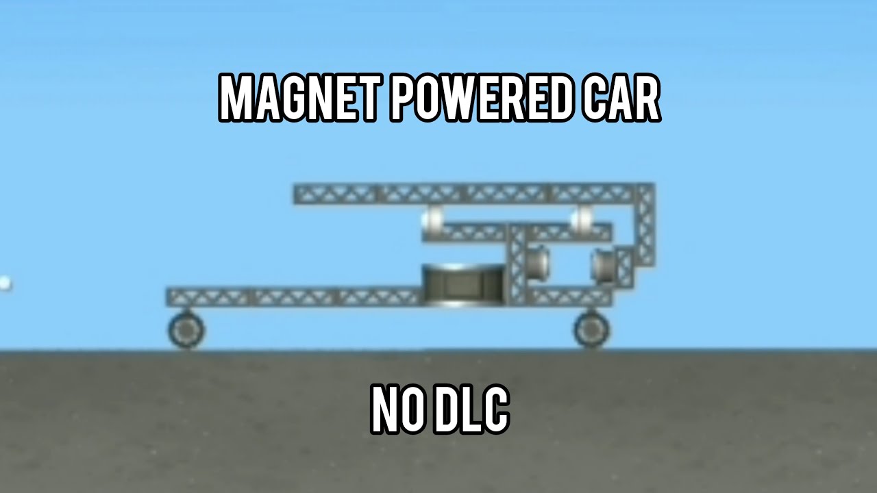 How to make a magnet powered car in SFS - YouTube